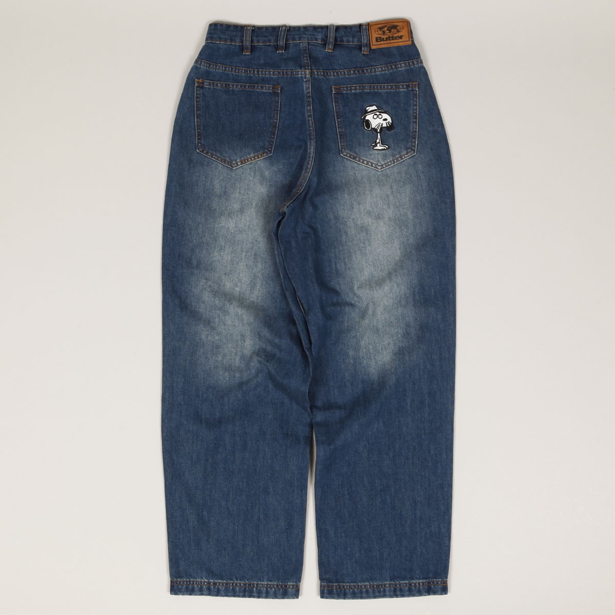 Butter Goods x Peanuts Spike Pants Distress Indigo - Skateboarding ...