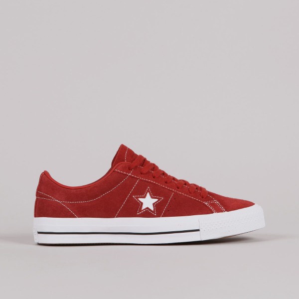 Converse One Star Pro Terra Red White - Skateboarding, Nike SB, Adidas ...