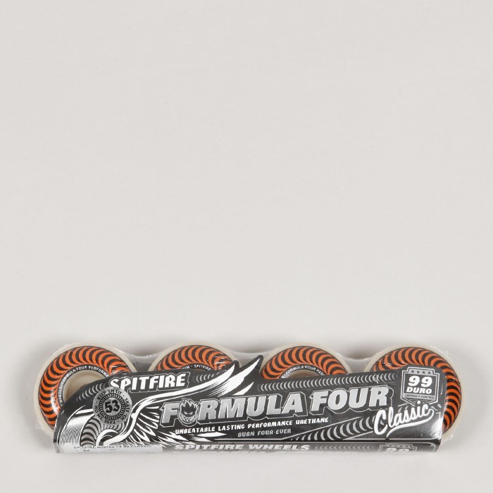 Spitfire Wheels Formula 4 Classic Orange 53mm - Skateboarding, Nike SB ...