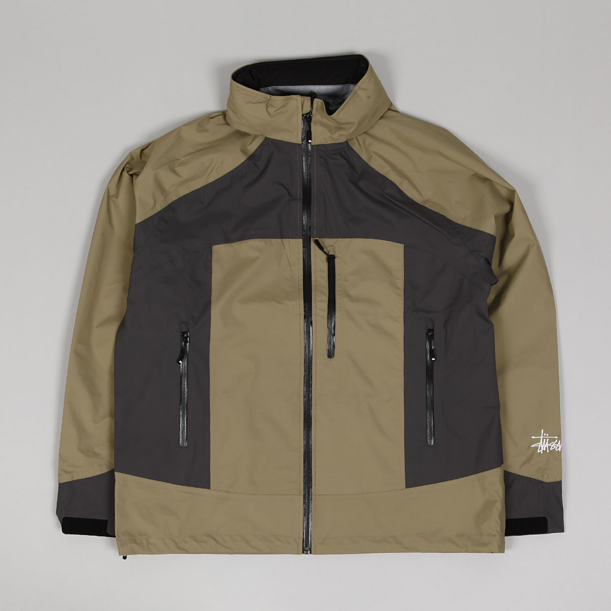 Stussy Taped Seam Rain Jacket Moss - Skateboarding, Nike SB, Adidas ...