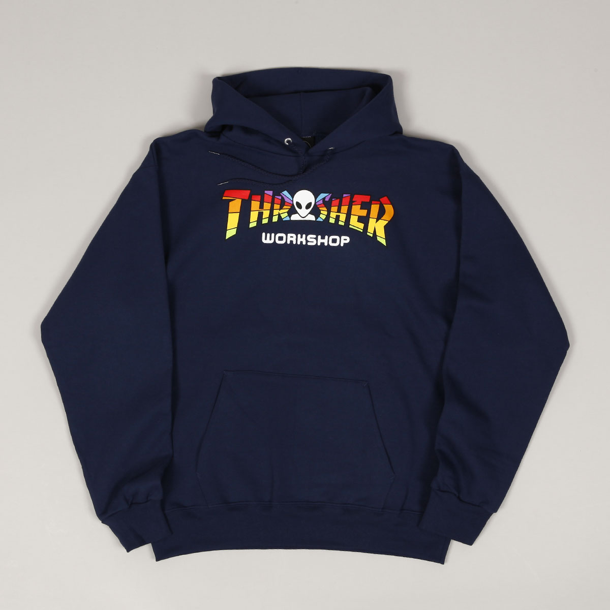 Thrasher x Alien Workshop Spectrum Hoodie Navy - Skateboarding, Nike SB ...